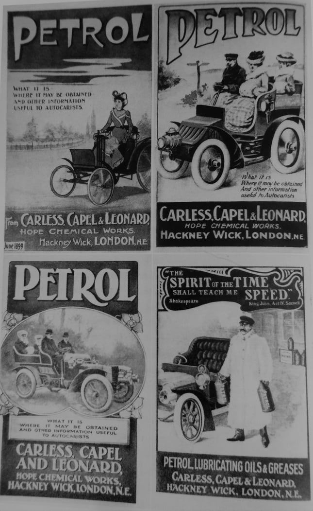 Petrol: How Haltermann Carless coined the world famous name.